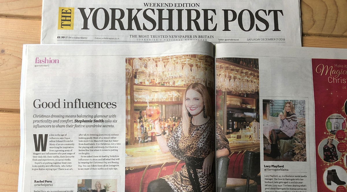 Yorkshire Post - My Christmas Fashion Shoot - Harrogate Mama